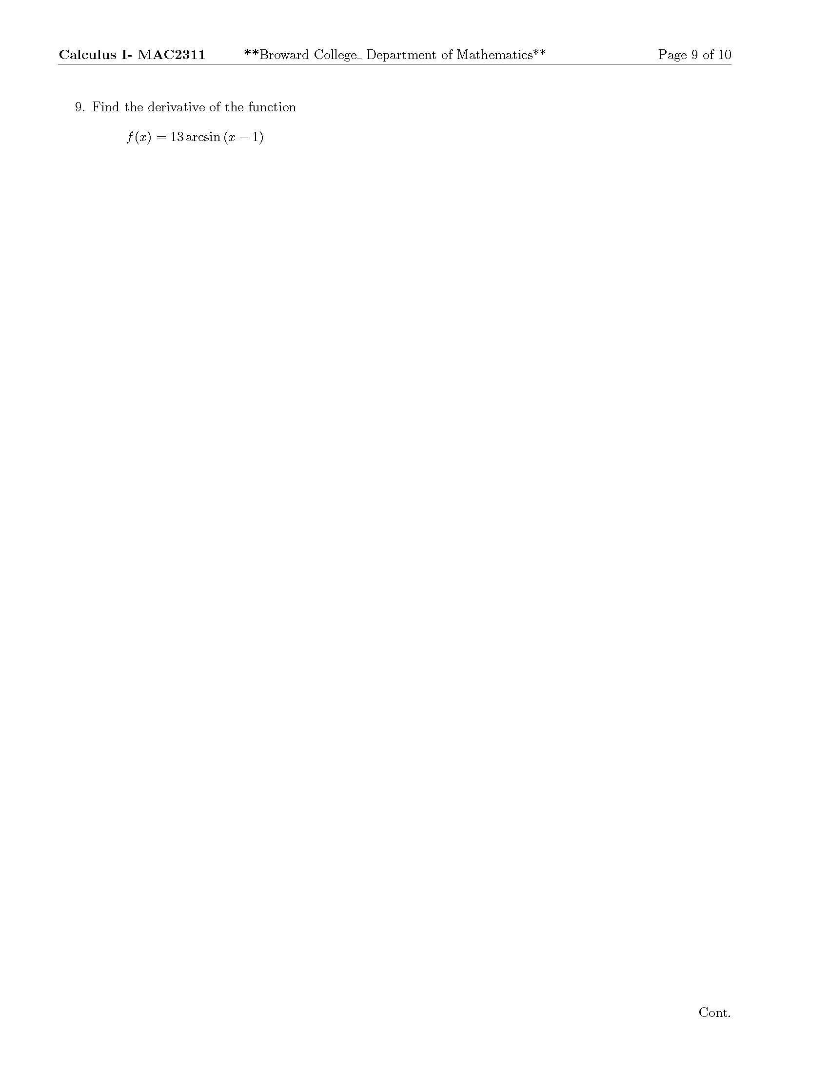 Sample Assessment | Dr. Abushieba's Portfolio